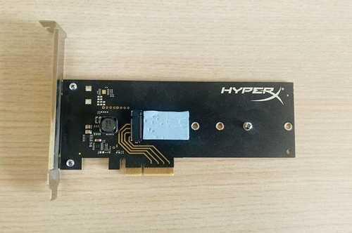 Адаптер переходник PCI-Express x4 на M2 HyperX