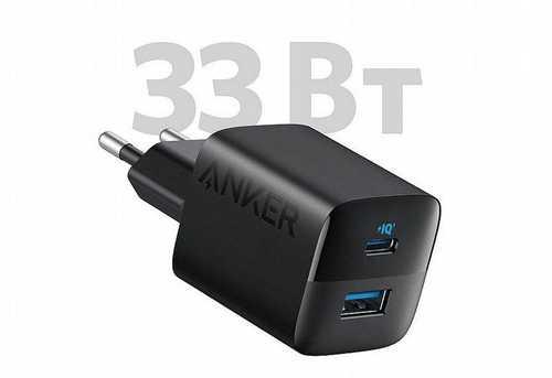 Сзу адаптер anker 323 USB-C/USB-A 33W (A2331), чер