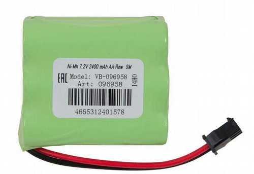 Аккумулятор Ni-Mh 7.2V 2400 mAh AA Row разъем SM 7