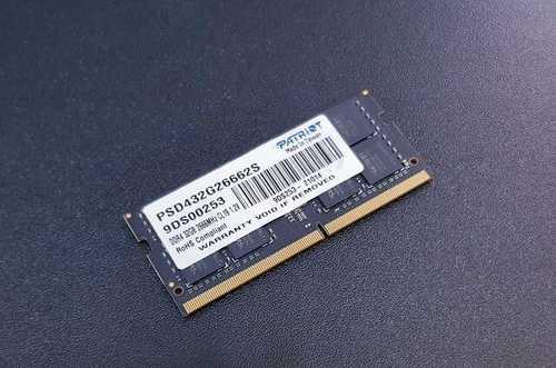 Оперативная память sodimm Patriot DDR4 32Gb