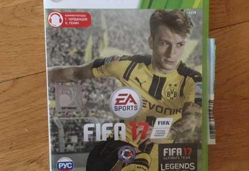 Игра для приставки FIFA 17 xbox 360 лицензия