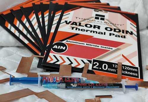 Thermalright Valor Odin. Медные пластины. Жидкие т