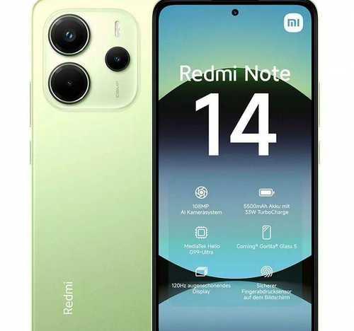 Xiaomi Redmi Note 14, 8/256 ГБ