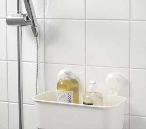 Полка на присосках для ванной тискен IKEA
