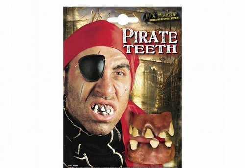 Зубы ужасные "Пират" Pirate Teeth карнавальные