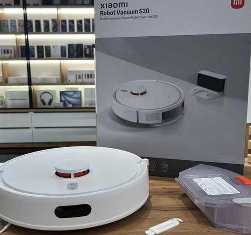 Робот пылесос Xiaomi Robot Vacuum S20 White белый