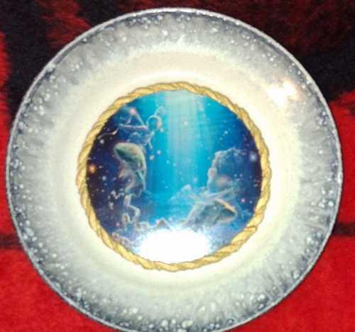 Сувенирные тарелки знак задиака рыба