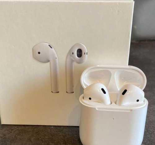 Беспроводные наушники apple airpods 2