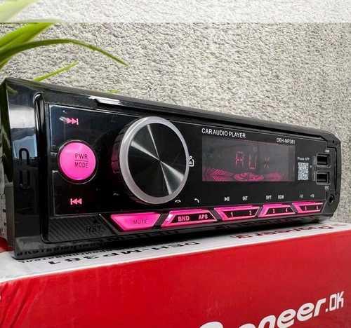 Магнитола Pioneer 1din (Новая) с bluetooth