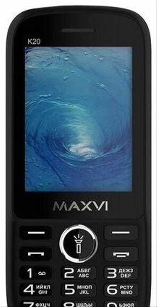 Телефон Maxvi K20 (B), Черный