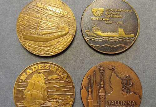 Настольные медали СССР (морфлот)