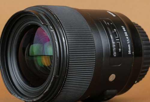 Sigma 35mm f/1.4 ART (id 52157) Canon EF