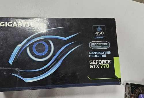 Видеокарта GTX 770 4gb windforce