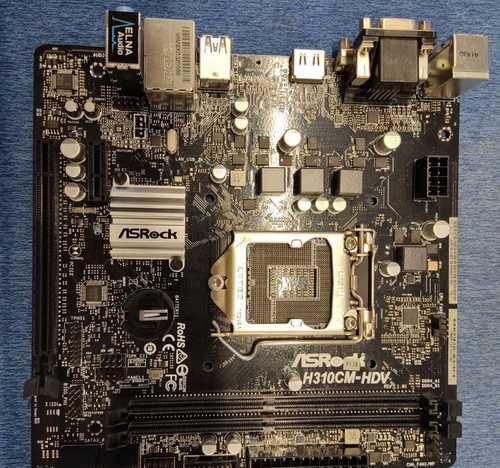 Материнская плата AsRock h310cm-hdv на запчасти