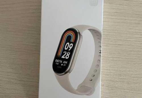 Фитнес браслет xiaomi SMART band 8 gold