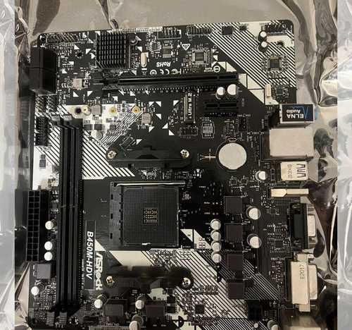 Материнская плата Asrock b450m HDV R4.0