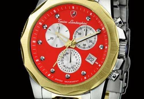 Tonino Lamboghini хронограф часы с брилиантами