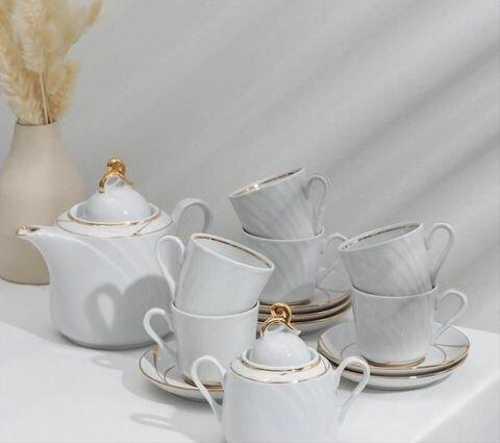 Сервиз чайный «Бомонд», 14 предметов: чайник 1 л