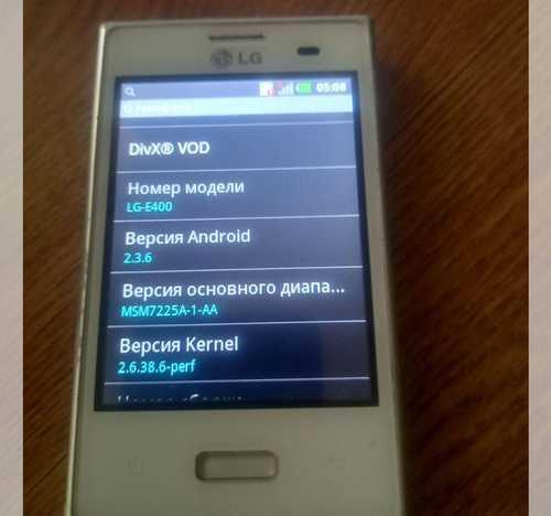 LG Optimus L3 E400, 1 ГБ