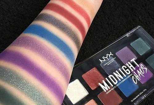 Никс Лимитированная палетка NYX Midnight Chaos