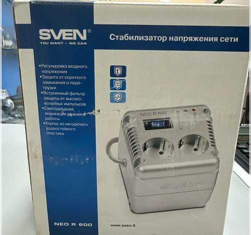 Стабилизатор напряжения sven neo r 600 Новый