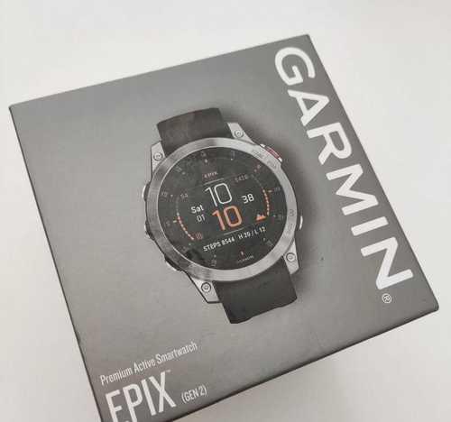 Умные часы Garmin Epix 2, серый стальной 010-02582-01-u1