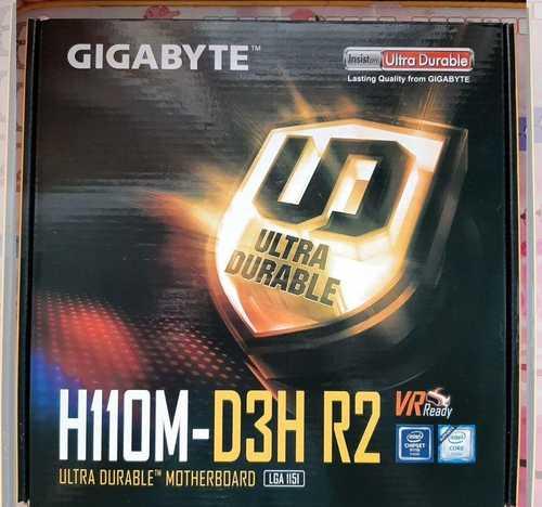 Материнская плата Gigabyte H110M-D3H R2