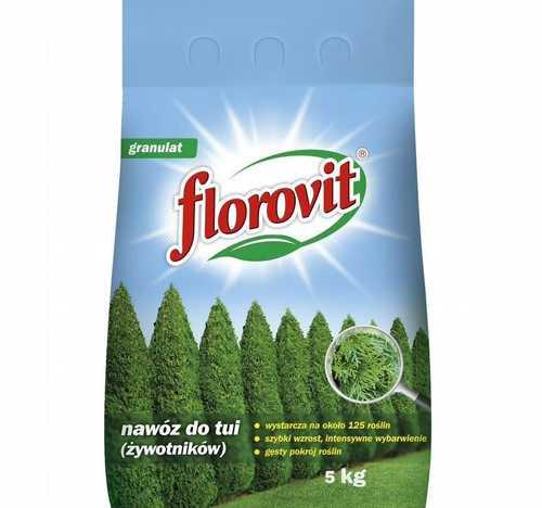 Удобрение Florovit гранулированное для туи 5 кг