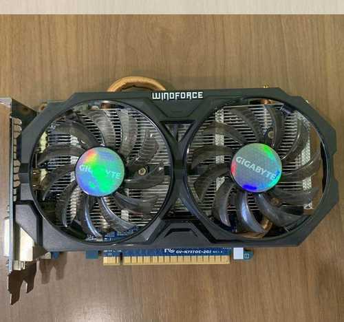 Видеокарта Gigabyte Nvidia GeForce GTX 750 Ti WF