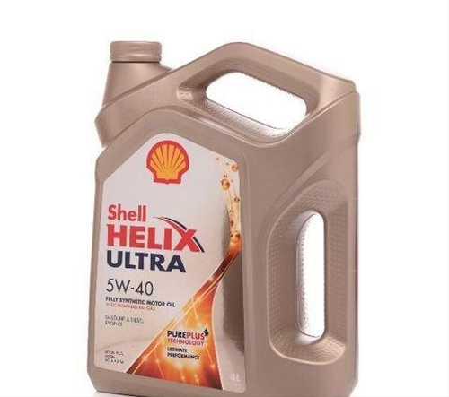 Масло моторное Shell helix ultra 5W-40 4л