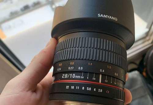 Объектив Samyang 10mm f/2.8 ED AS NCS CS Sony E
