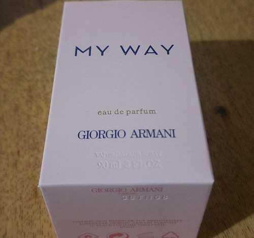 Giorgio armani my way 90 мл