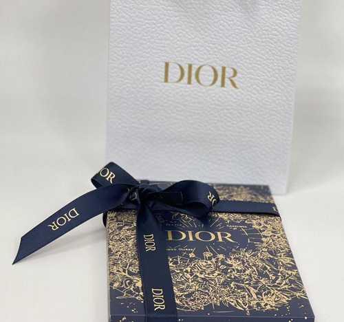 Блокнот dior диор с лентой и пакетом