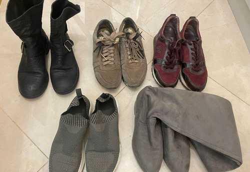 Обувь женска 39 сапоги ботинки кроссовки туфли