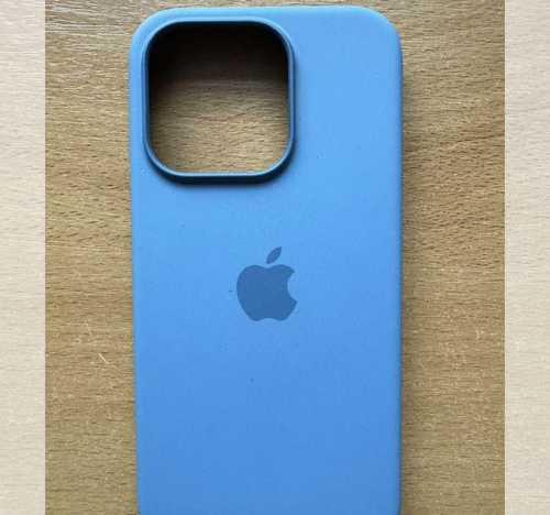 Чехол iPhone 15 Silicone Case MagSafe Winter Blue