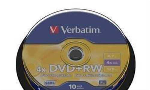 Оптический диск DVD+RW 4.7Gb Verbatim 4x #26466
