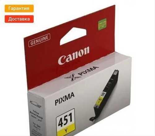Картридж Canon CLI-451Y (6526B001) для Canon Pixma