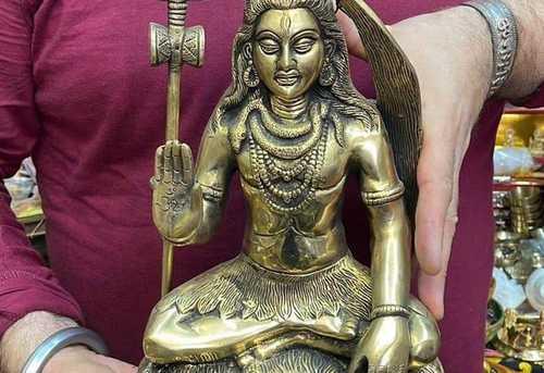 Красивая статуэтка Бог Шива 35 см. Бронза
