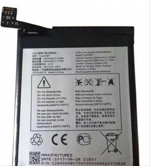 Аккумулятор Tlp029d7 для смартфонов Alcatel (3000