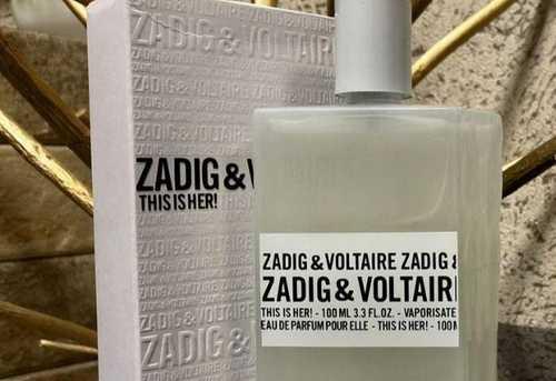 Духи zadic & voltaire this is her 100 ml