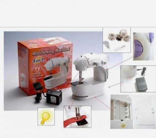 Мини-швейная машинка mini sewing machine 4 IN 1