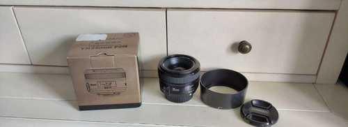 YongNuo 35mm f/2 Nikon как новый в коробке