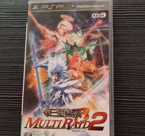 Диск PSP Shin Sangoku Musou: Multi Raid 2