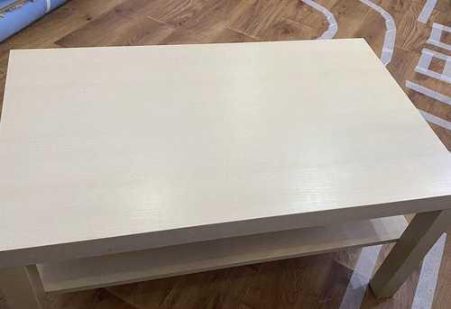 Журнальный стол, IKEA lack,беленый дуб, 90х55х45