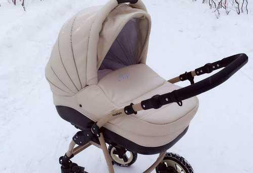 Коляска 2 в 1 indigo эко кожа