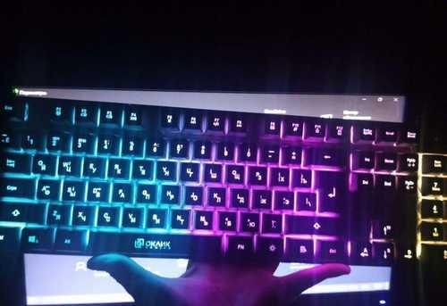 Игровая клавиатура с подсветкой oklick