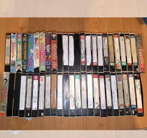 Видеокассеты vhs с записью