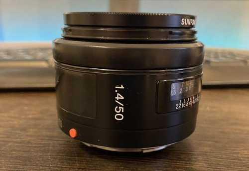 Объектив Sony 50mm 1.4 a-mount