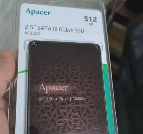 SSD накопитель Apacer AS350X 2.5" 512 гб AP512GAS3