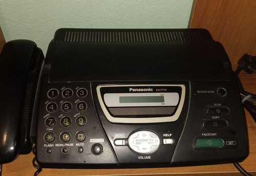 Телефон факс panasonic kxft74